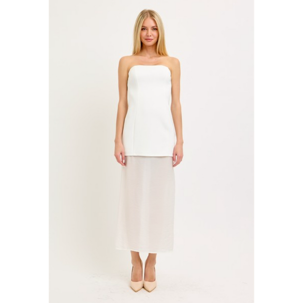THE ELA MIDI DRESS – Makie Black Boutique